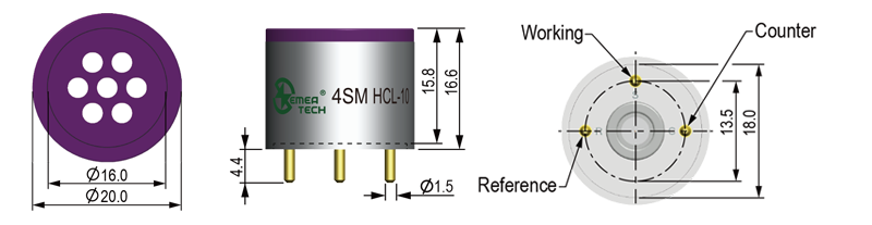 4SM-Series HCL-10 Sensor_HCN Sensor Hydrogen Cyanide Gas Sensor_HCL ...