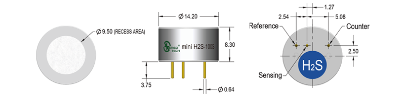 mini-Series H2S-100S Sensor_HCN Sensor Hydrogen Cyanide Gas Sensor_HCL ...